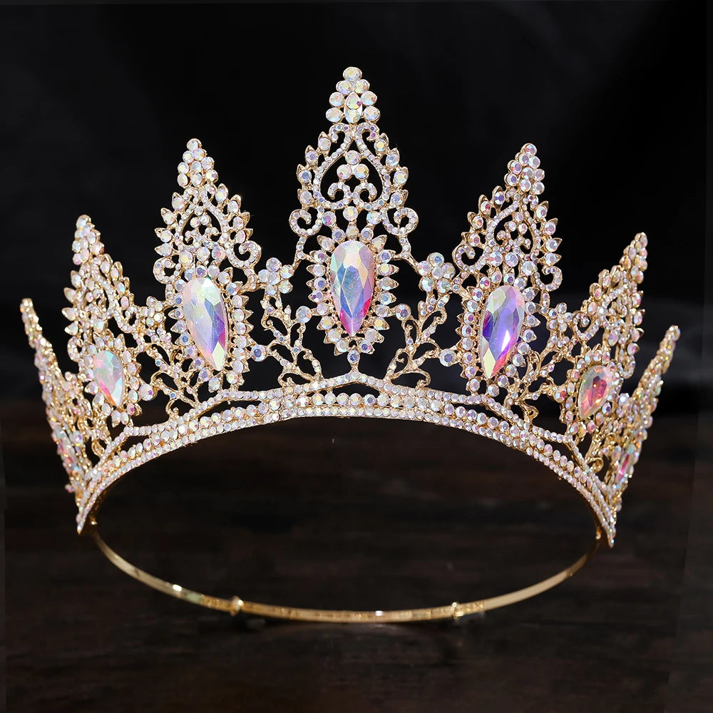 Pageant Crown Crystal Winners Tiara Hair Accessory – Tulle Lux Bridal ...