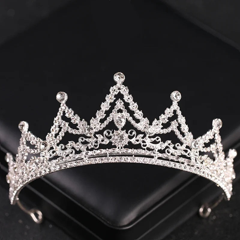 Crystal Birthday Tiaras And Crowns Party Queen Hair Accessories – Tulle ...